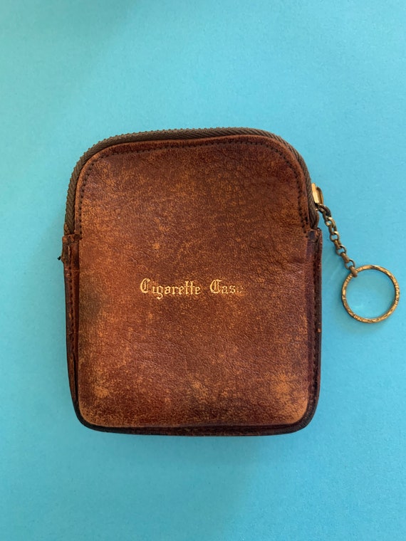 1920s Cigarette Case Soft Leather Cigarette Case Vintage - Etsy