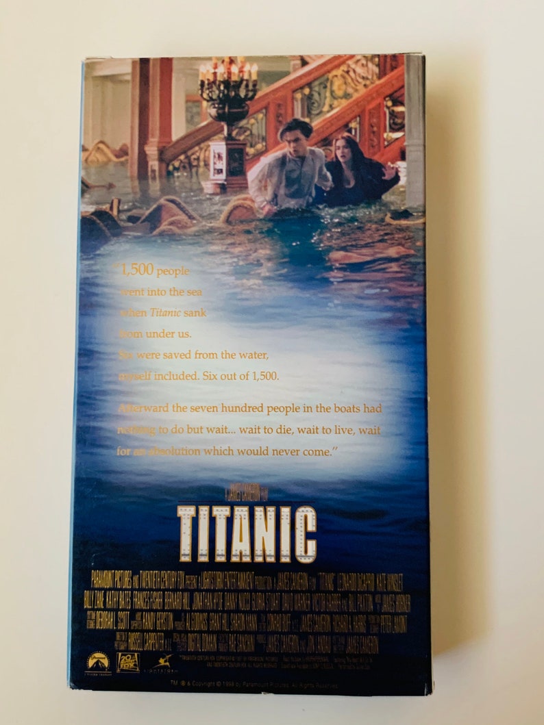Titanic VHS Movie Collectors Edition Box Set 1998 Leonardo - Etsy