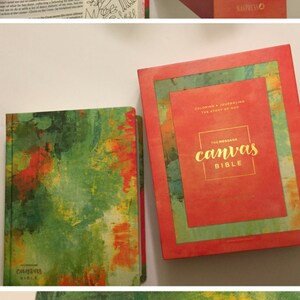 The Message Canvas Journaling Bible -hardcover Bible - MSG Bible ...