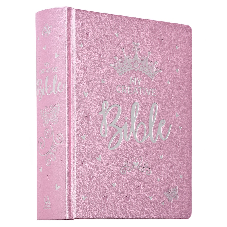 My Creative Bible for Girls - Pastel Pink Hardcover Journaling Bible in ...