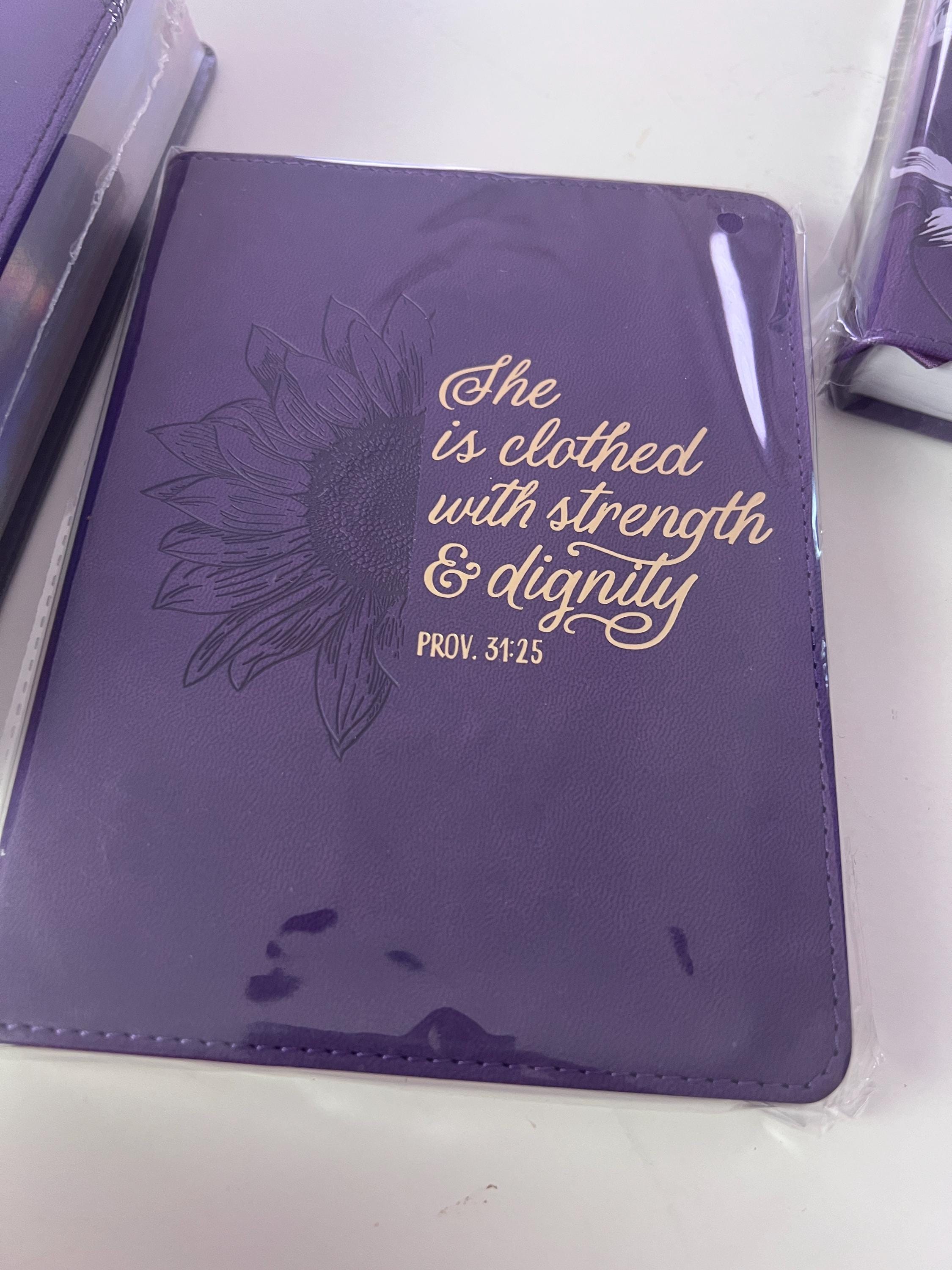 Bible Study Gift Bundle for Her, Purple and Gold Theme, Includes My ...