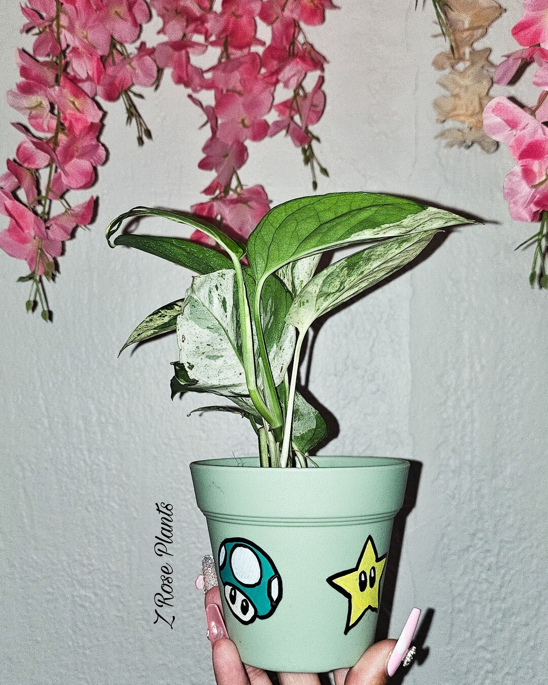 Mario Mushroom & Super Star Planter Pot - Etsy