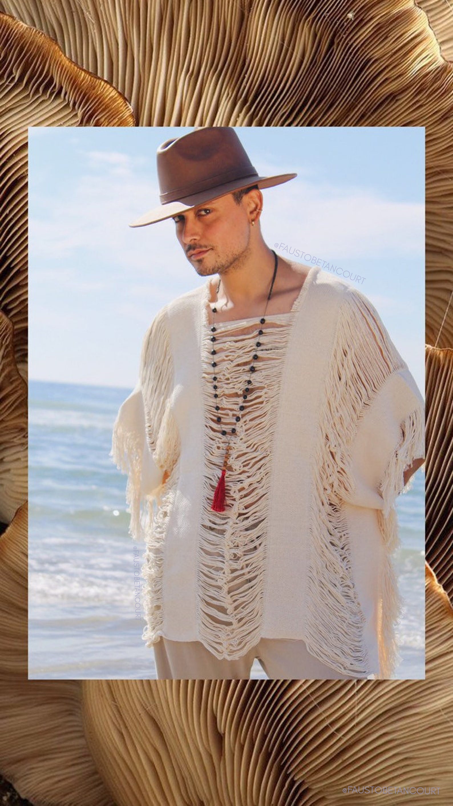 Burning Man Frayed Tulum Poncho 27 Inches Long Boho Chic - Etsy