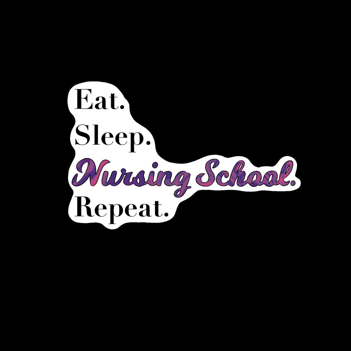 Nursing Student Sticker Pack 10 Stickers - Etsy