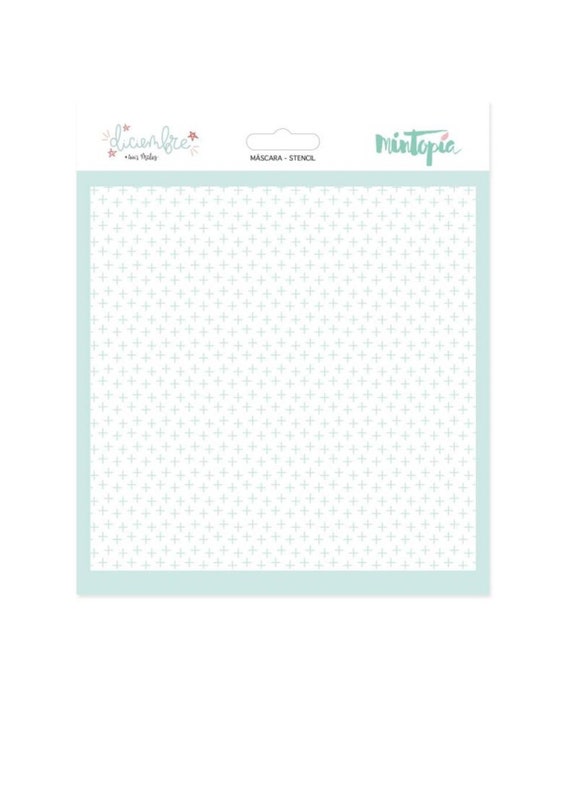 Ramas Stencil Mintopia Diciembre Die Cuts Scrapbooking etna.com.pe