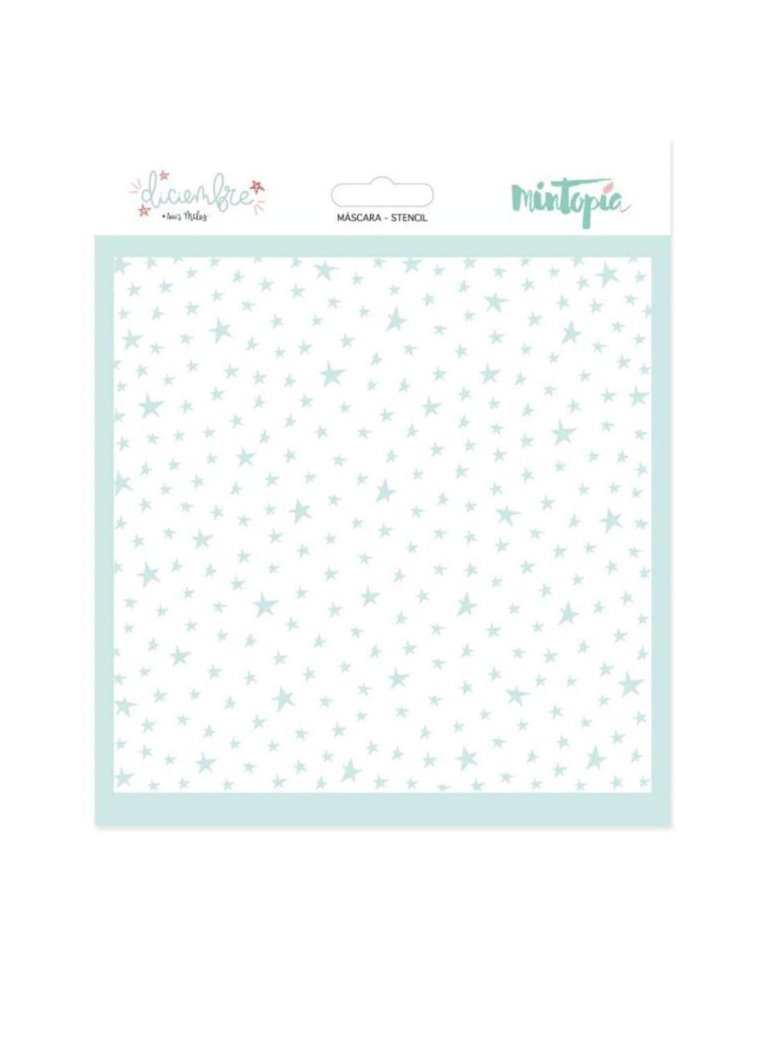 Ramas Stencil Mintopia Diciembre Die Cuts Scrapbooking etna.com.pe