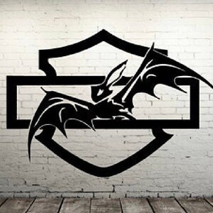 SG Batwing Motorcycle Decal - Etsy