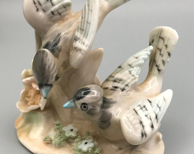 Vintage Ardalt Blue Jay Figurine/lenwile China/blue Jay 6185/vintage ...
