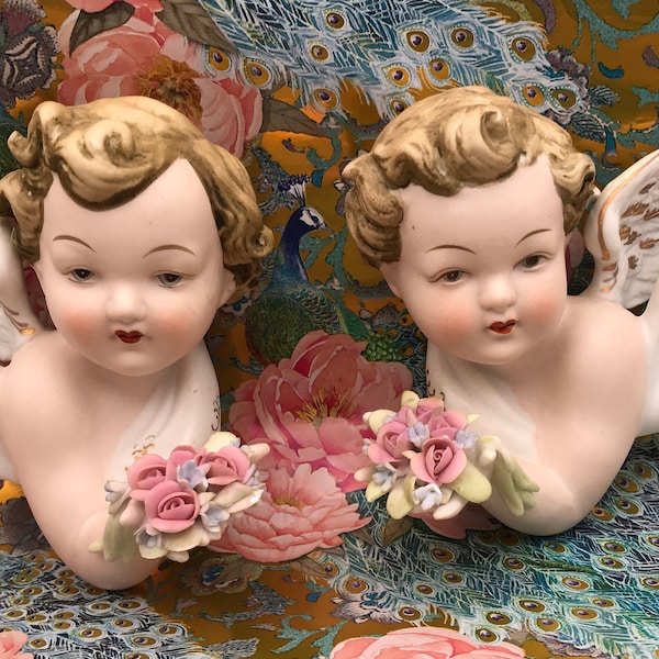 Lefton China Angel Cherub Figurine - Etsy New Zealand