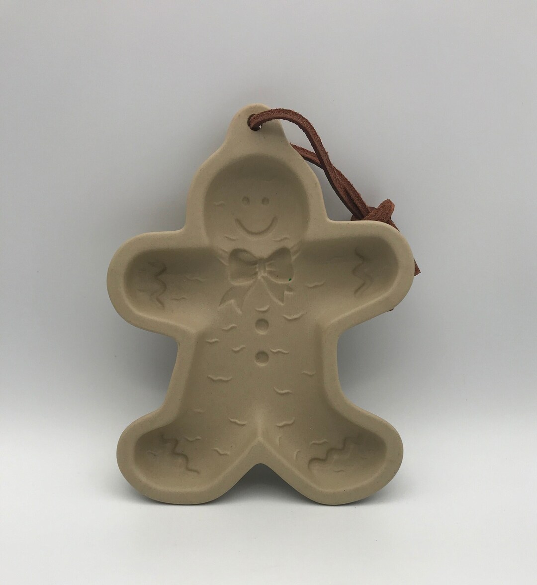 New Debco Clay Cookie Mold/1998 Gingerbread Man Cookie Mold/vintage ...