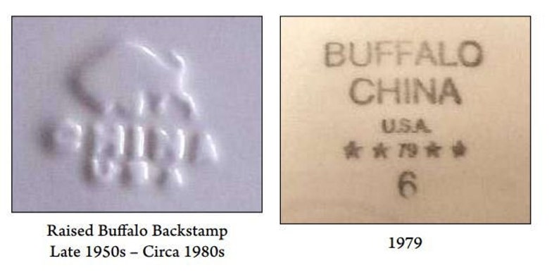 Rare Vintage Buffalo China USA Restaurantware/buffalo China - Etsy