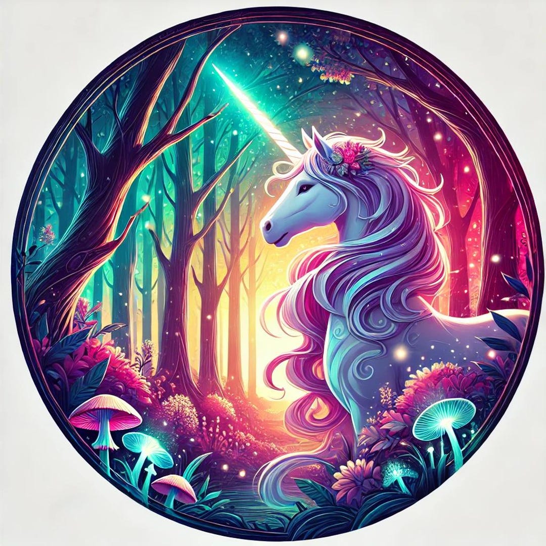 Mystical Unicorn Digital Images - Etsy