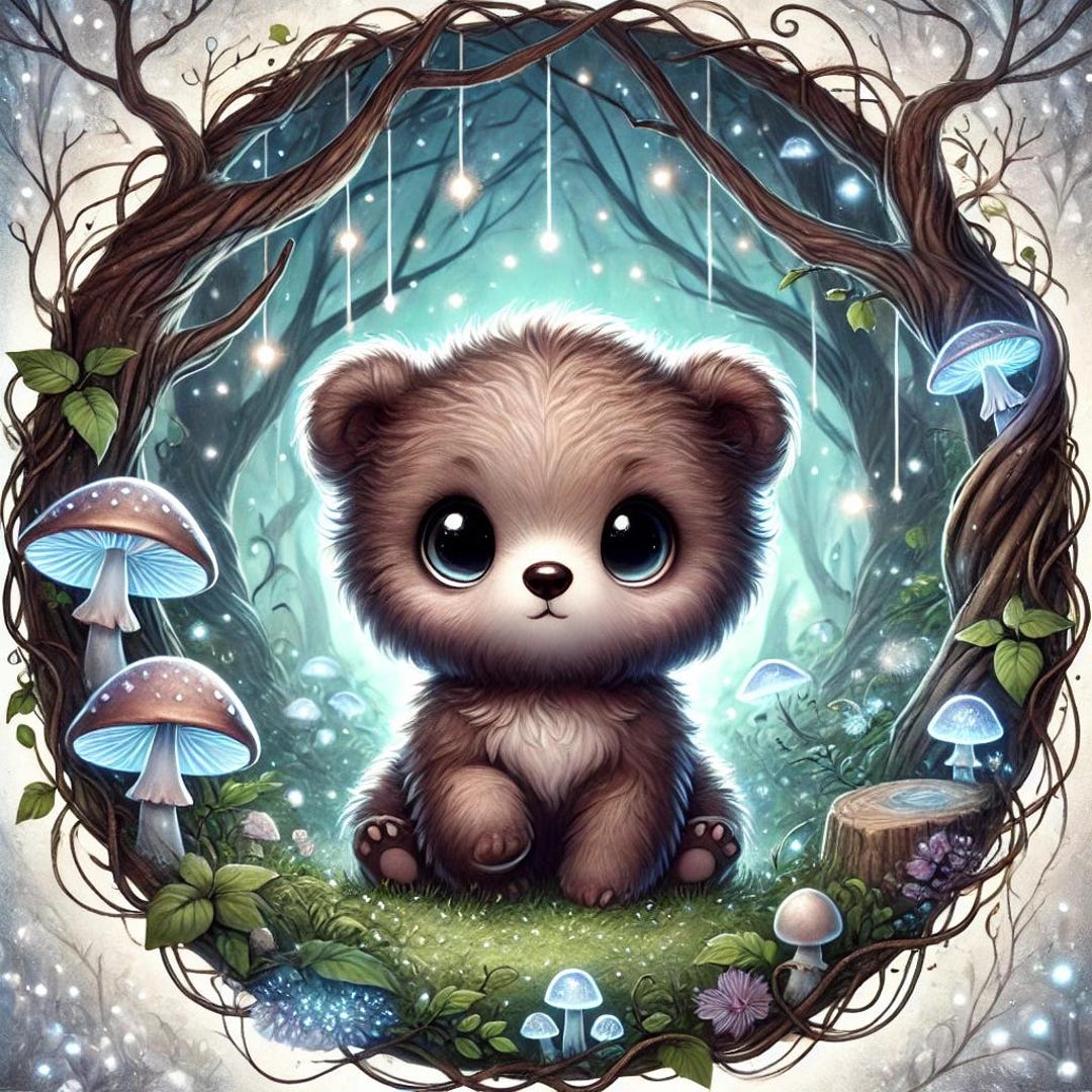 Digital Baby Forest Animals Images - Etsy