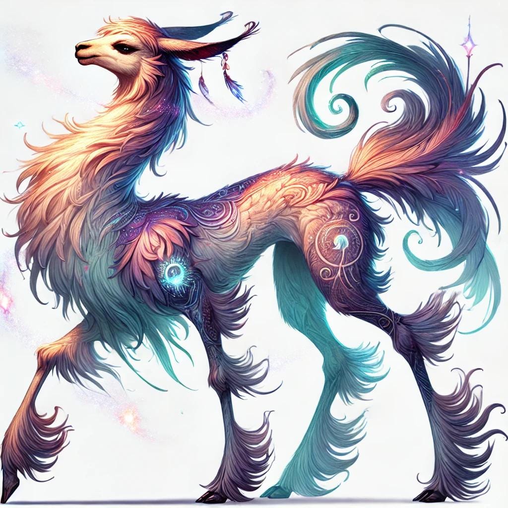 Mystical Llamas Digital Images - Etsy