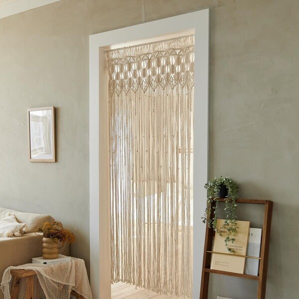 Macrame Door Curtain - Etsy