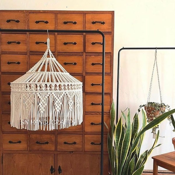 Macrame Lamp Shade - Etsy