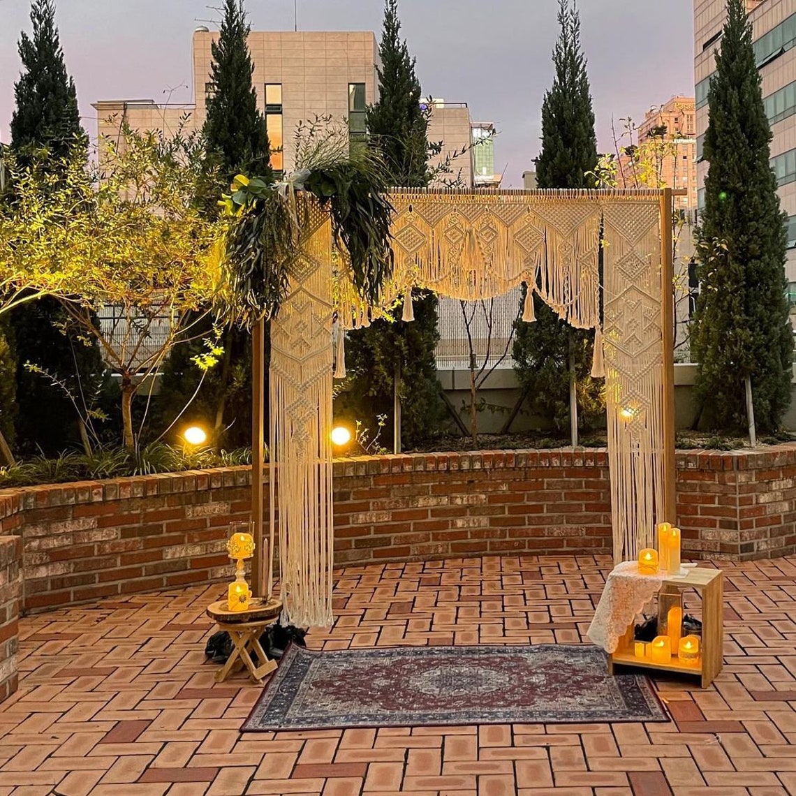 Luxurious Macrame Wedding Backdrop Macrame Wedding Arch - Etsy