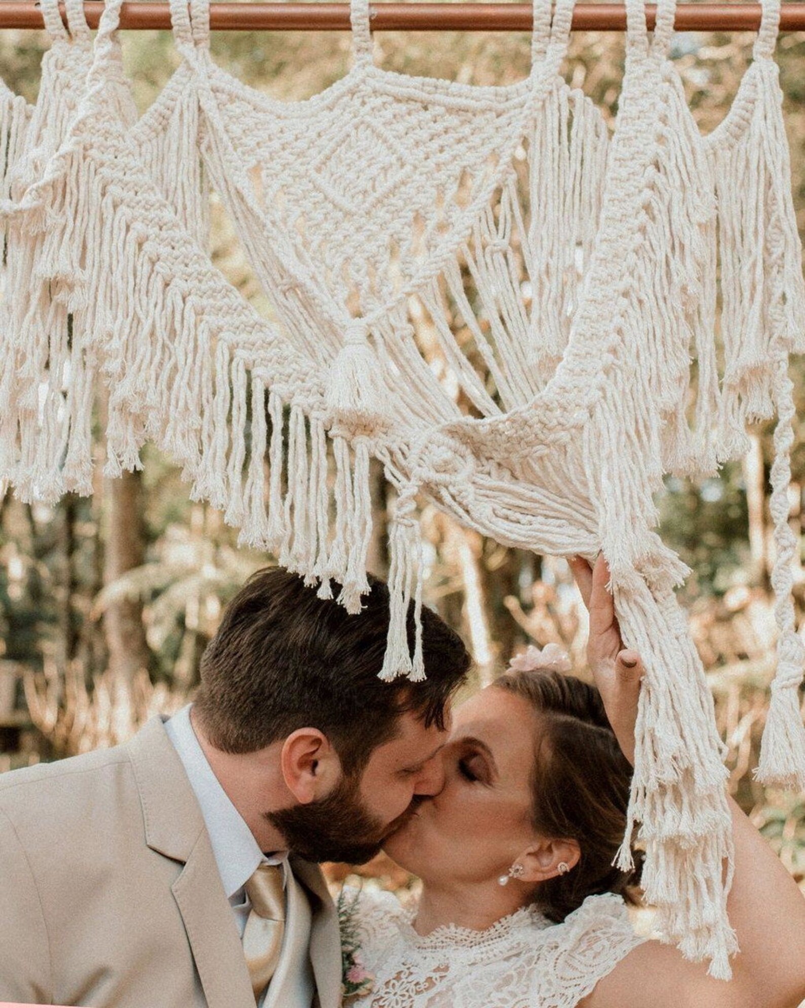 Macrame Wedding Arch Bohemian Wedding Extra Large Macrame | Etsy