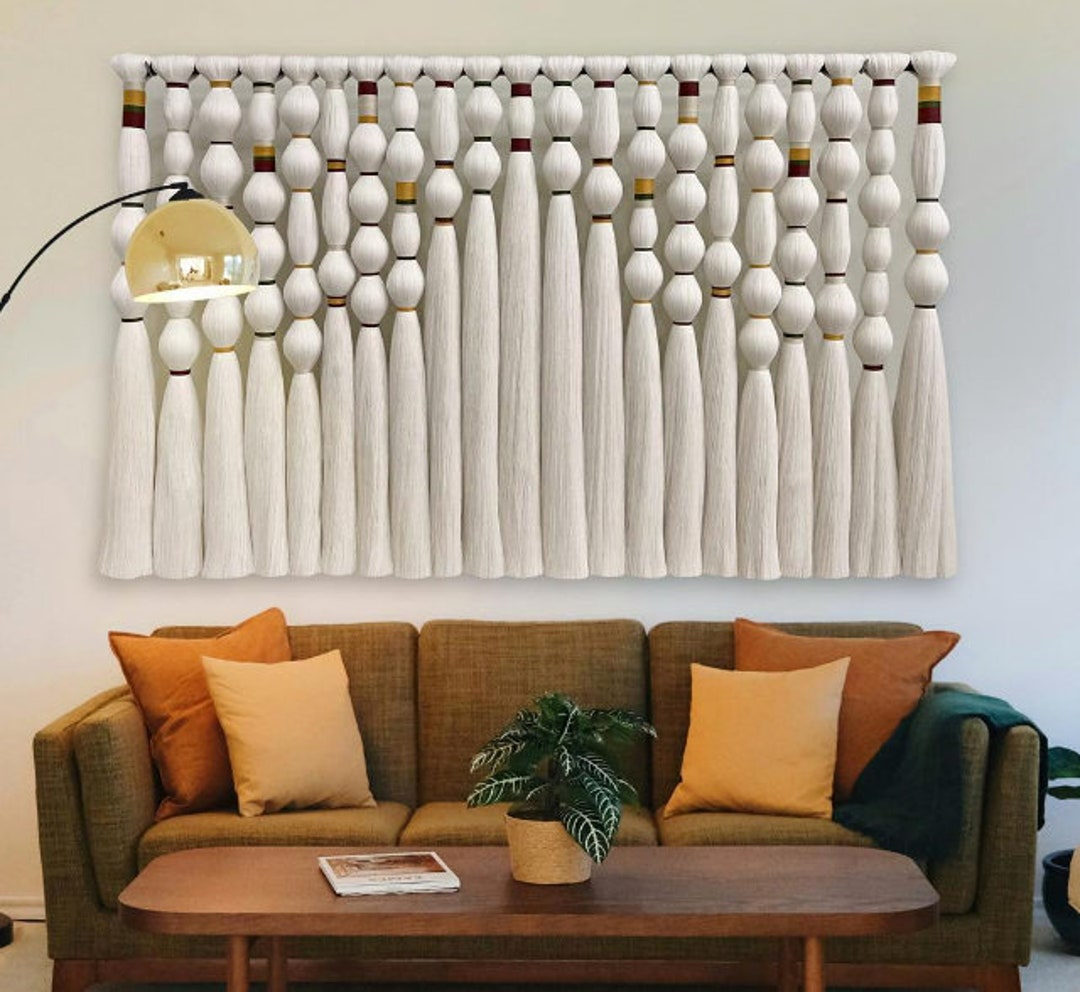 100% Raw Cotton Thread / Interior Decors / Wall Hanging / Boho ...