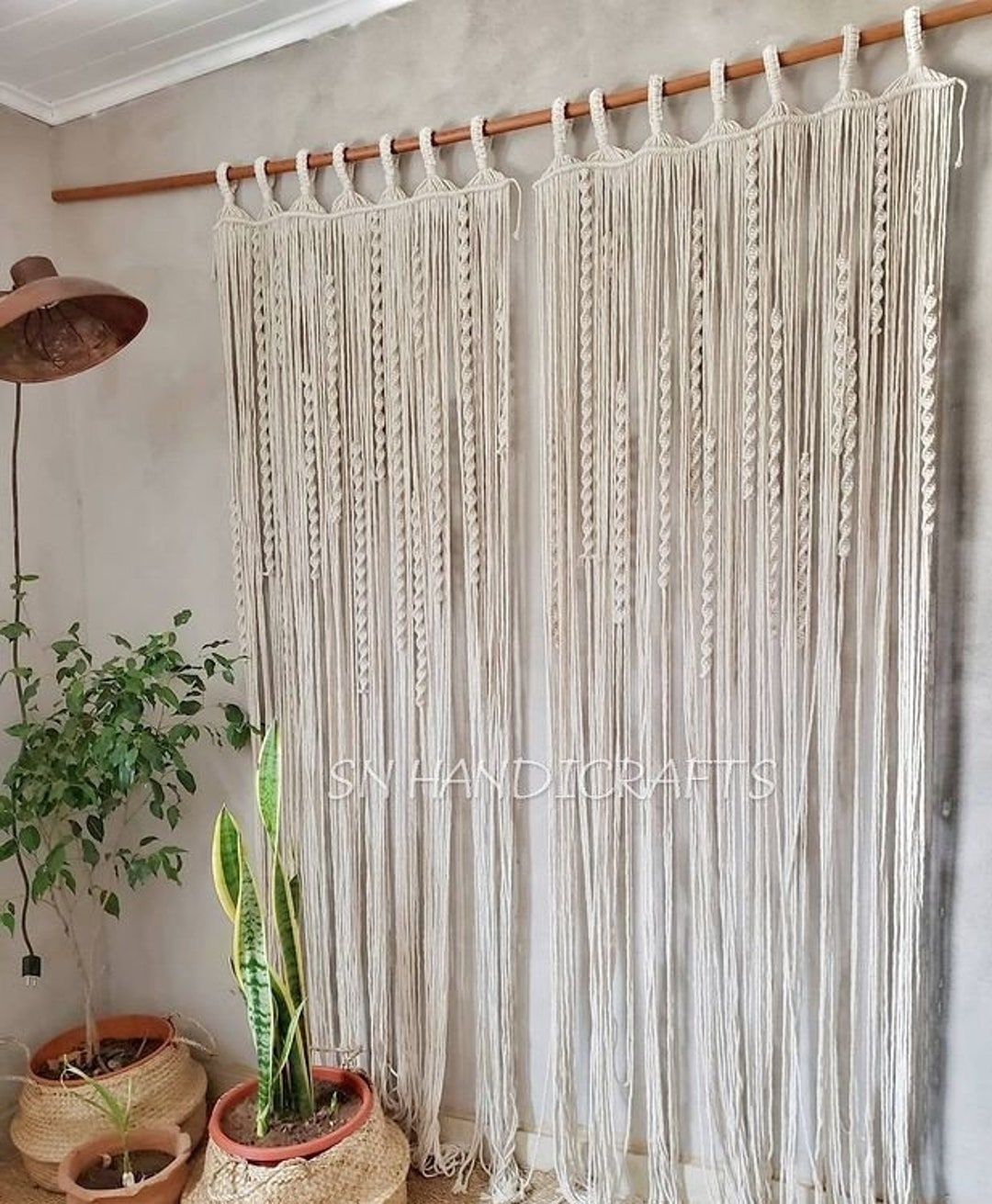 Beautiful Boho Macrame Curtain // Wall Curtain // Wall Decor - Etsy