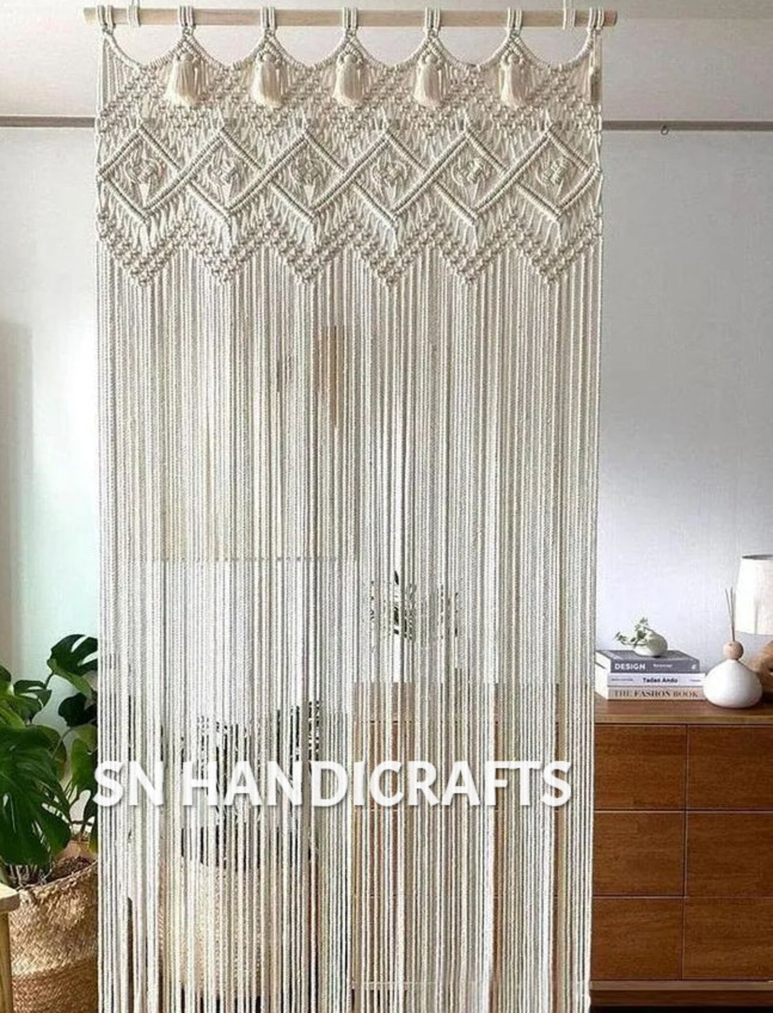 Luxury Macramé Wall Curtain / Macrame / Macrame / Macrame Door - Etsy
