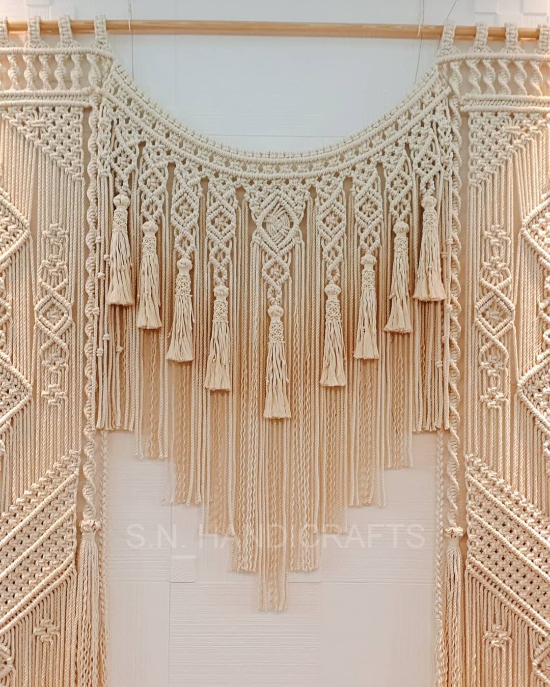 Extra Large Macrame Wedding Backdrop Macrame Wedding Arch - Etsy