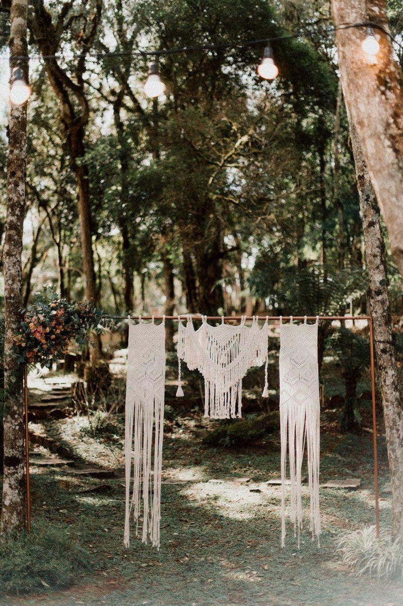 Macrame Wedding Arch Bohemian Wedding Extra Large Macrame | Etsy