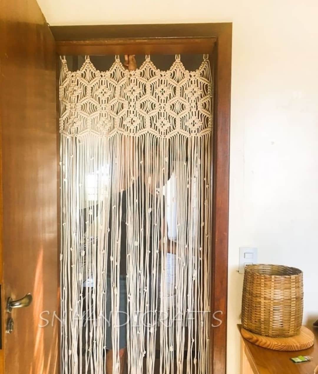 Handmade Curtain Macrame - Etsy