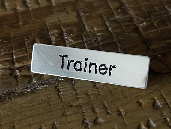 Trainer Bar Pin - Etsy