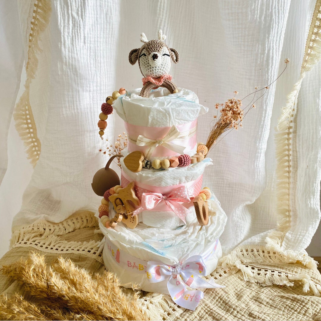 Windeltorte Mädchen, Windeltorte Baby Geschenk - Etsy Australia