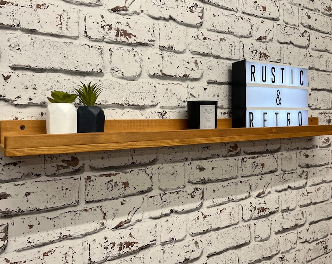 Photo Shelf, Picture Shelf, Picture Ledge, Wooden Shelf, Rustic Shelf ...