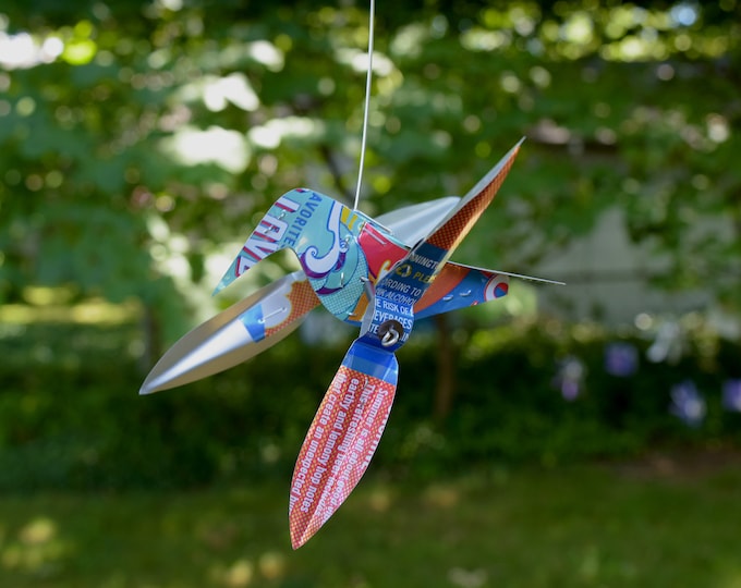 Cool Colorful Whirligig Whirlygig Wind Spinner Kinetic Yard Art Bird ...