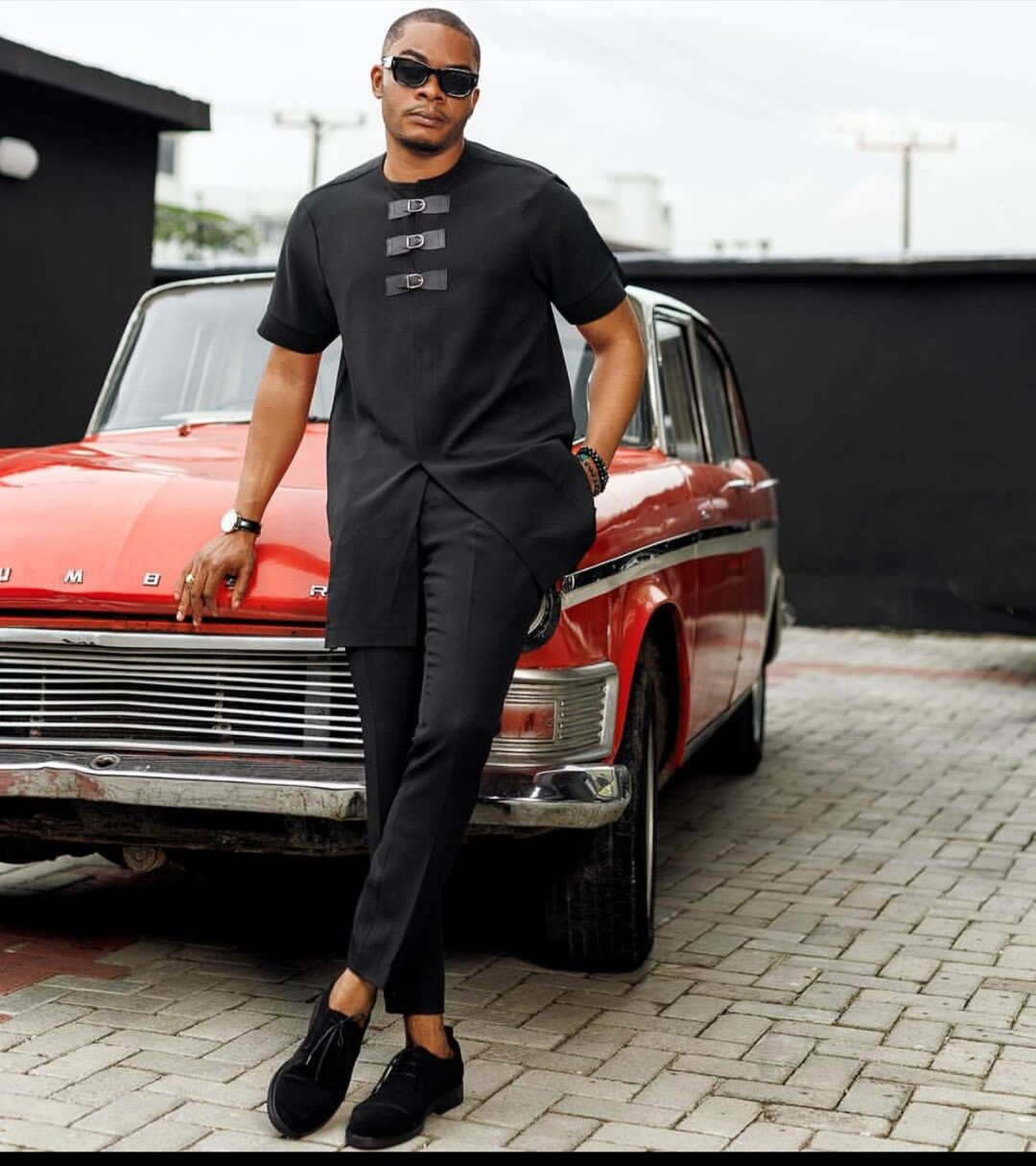 Rotimi African Men Shirt and a Matching Pant Set/african Clothing ...