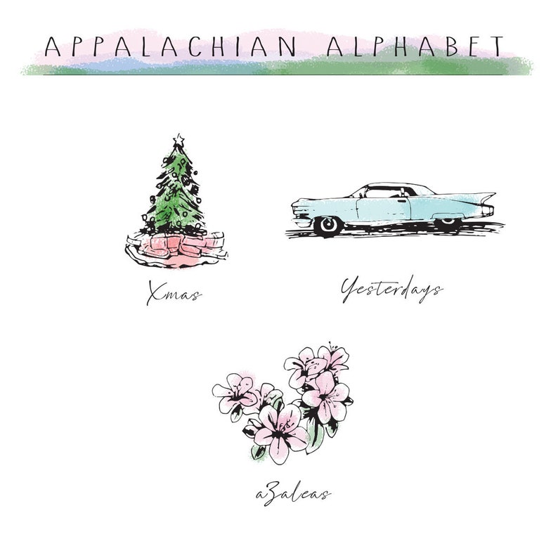 Appalachian Alphabet 11x17 Print - Etsy
