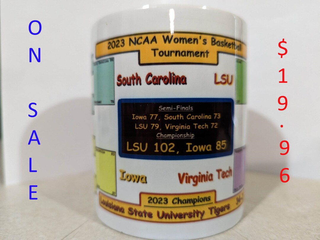 2023 LSU NCAA Women's Basketball Championship Coffee Mug Souvenir - Etsy