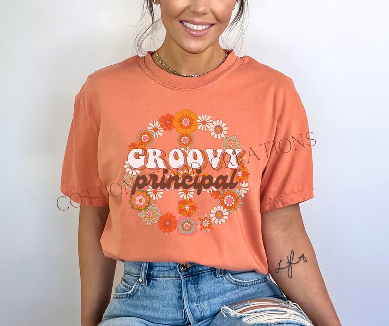 Groovy Principal - Peace Sign- PNG JPEG Digital Download - Etsy