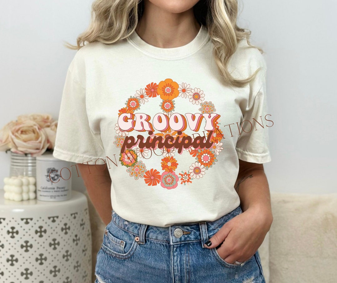 Groovy Principal - Peace Sign- PNG JPEG Digital Download - Etsy