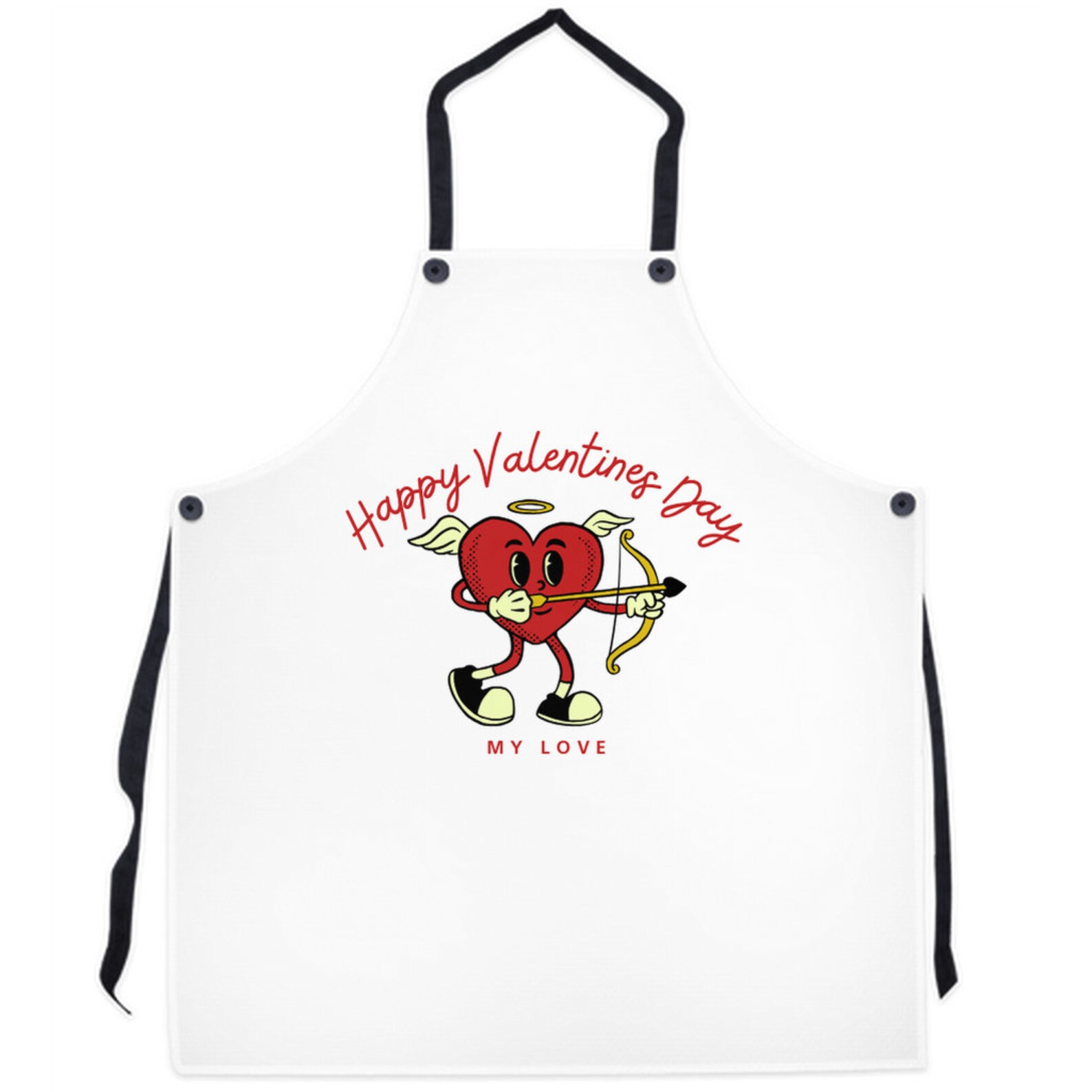 Happy Valentines Day Apron: Gift for Her, Valentines Day Apron ...