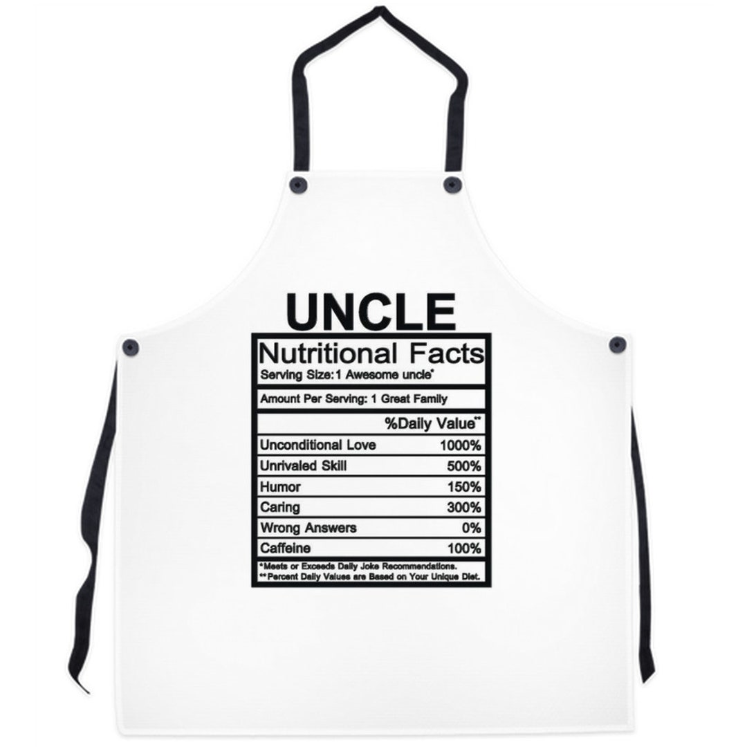 Uncle Facts Apron: Apron for Uncle, Grilling Apron, Uncle Apron, Bbq ...