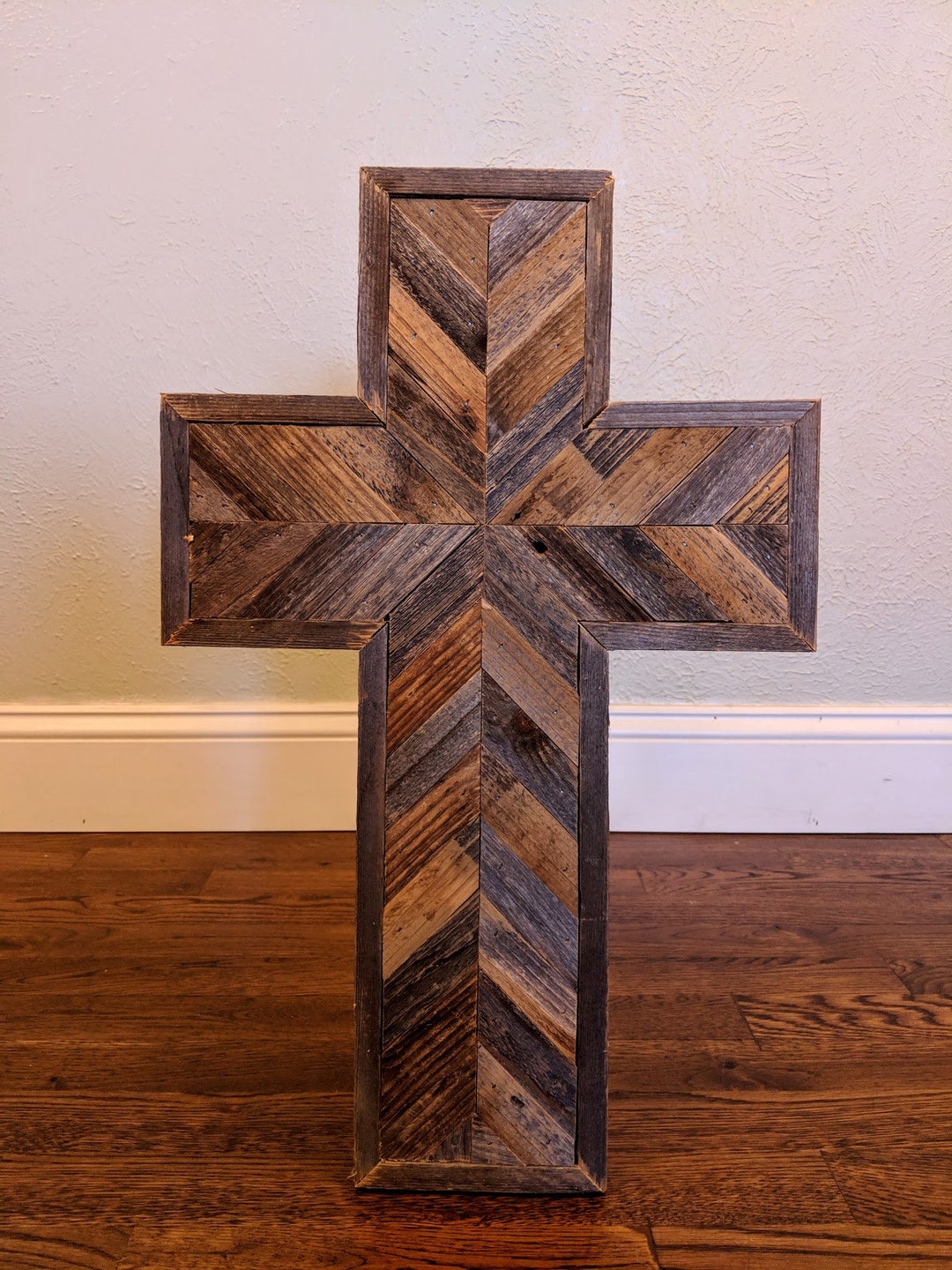Hand Crafted Rustic Cross Made From Reclaimed Wood by Doxadesign - Etsy
