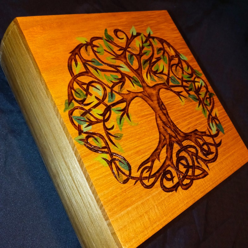 Tree of Life Wooden Box - Etsy