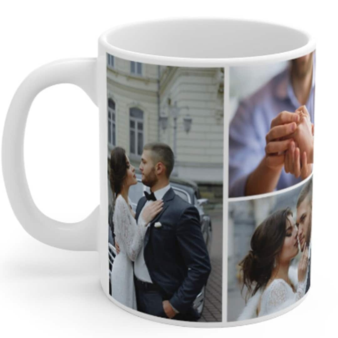 Personalized Photo Collage Mug Custom Photo Collage Coffee - Etsy