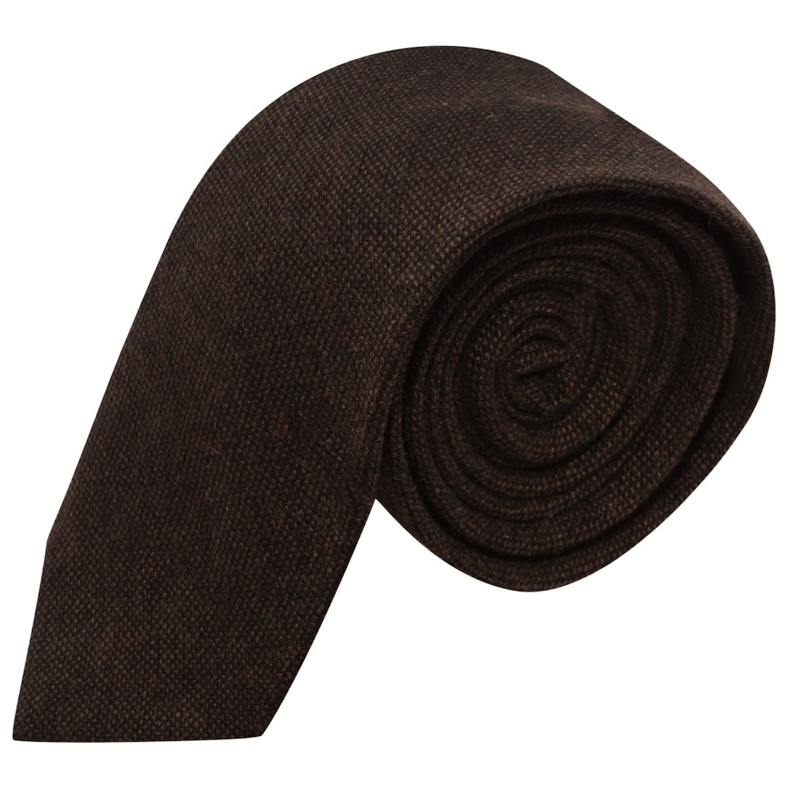 Highland Weave Cocoa Brown Tie / Necktie - Etsy