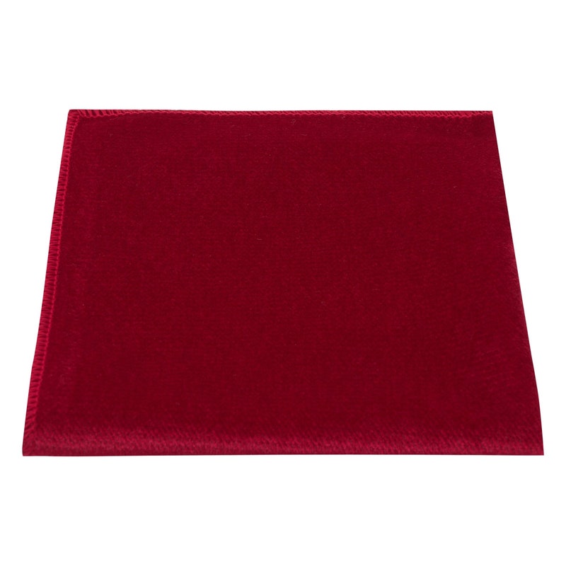 Dark Red Pocket Square - Etsy UK