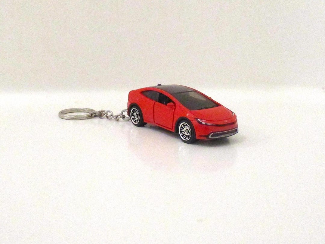 2023 Toyota Prius Prime Red Keychain, - Etsy