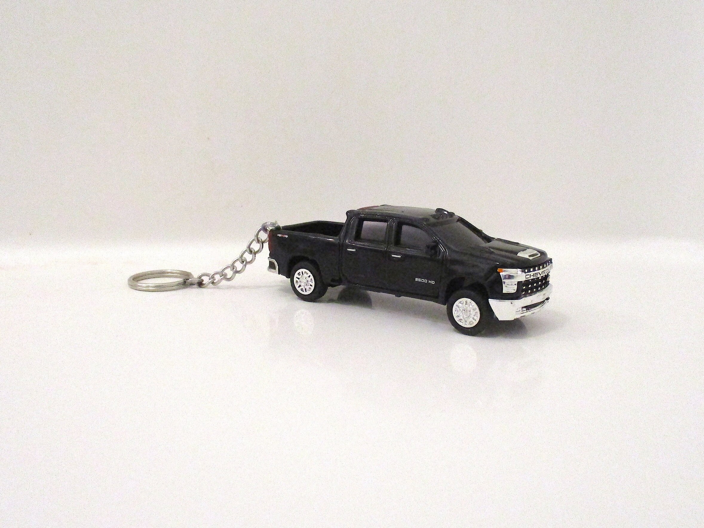 2020 Chevry Silverado 2500HD Black Truck Keychain, - Etsy