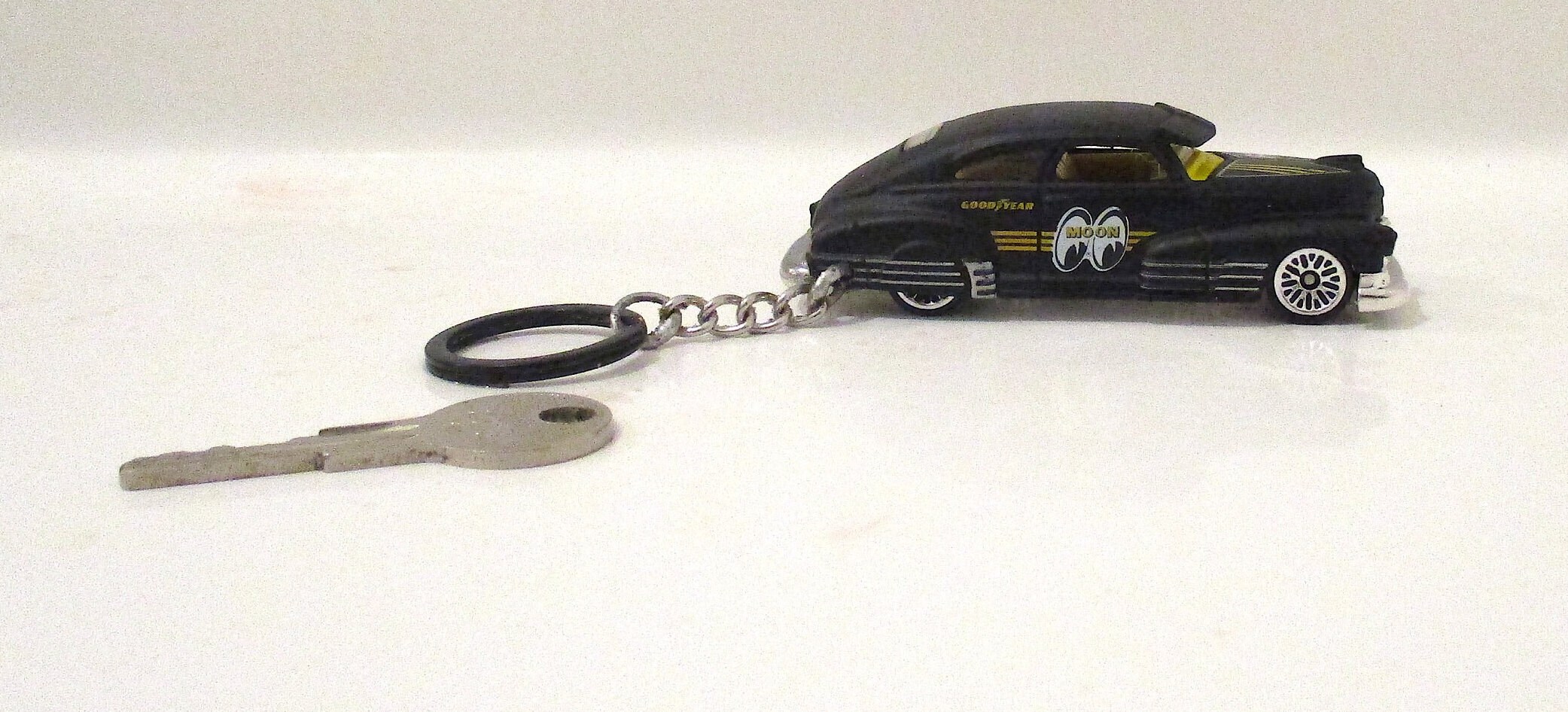 1947 Chevy Fleetline Lowrider Black Keychain,mooneyes Goodyear, - Etsy
