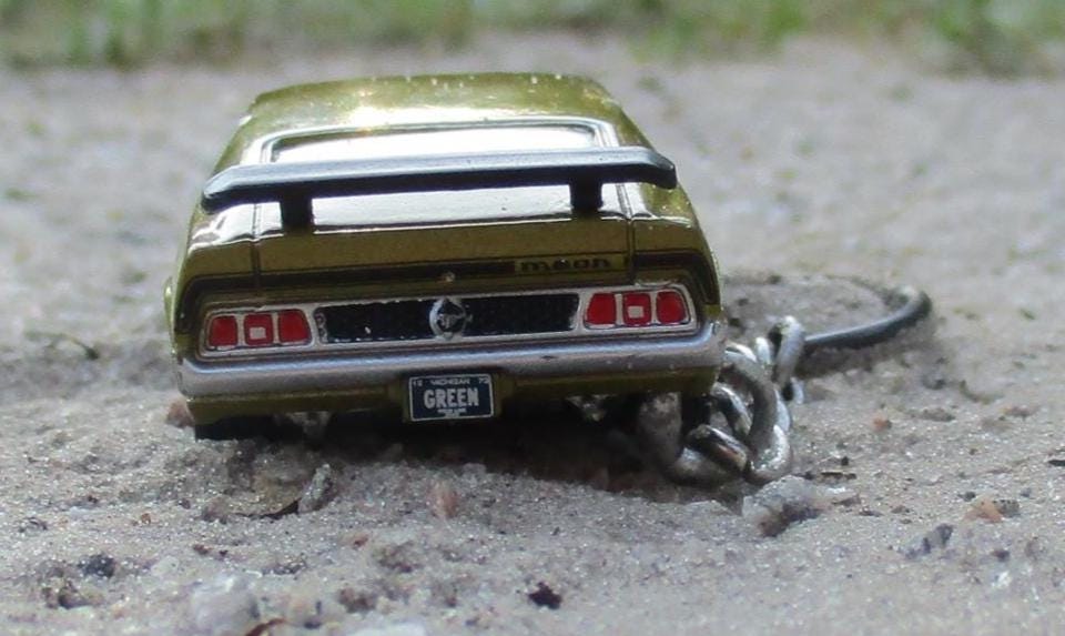 1973 Ford Mustang Mach 1 Keychain, - Etsy