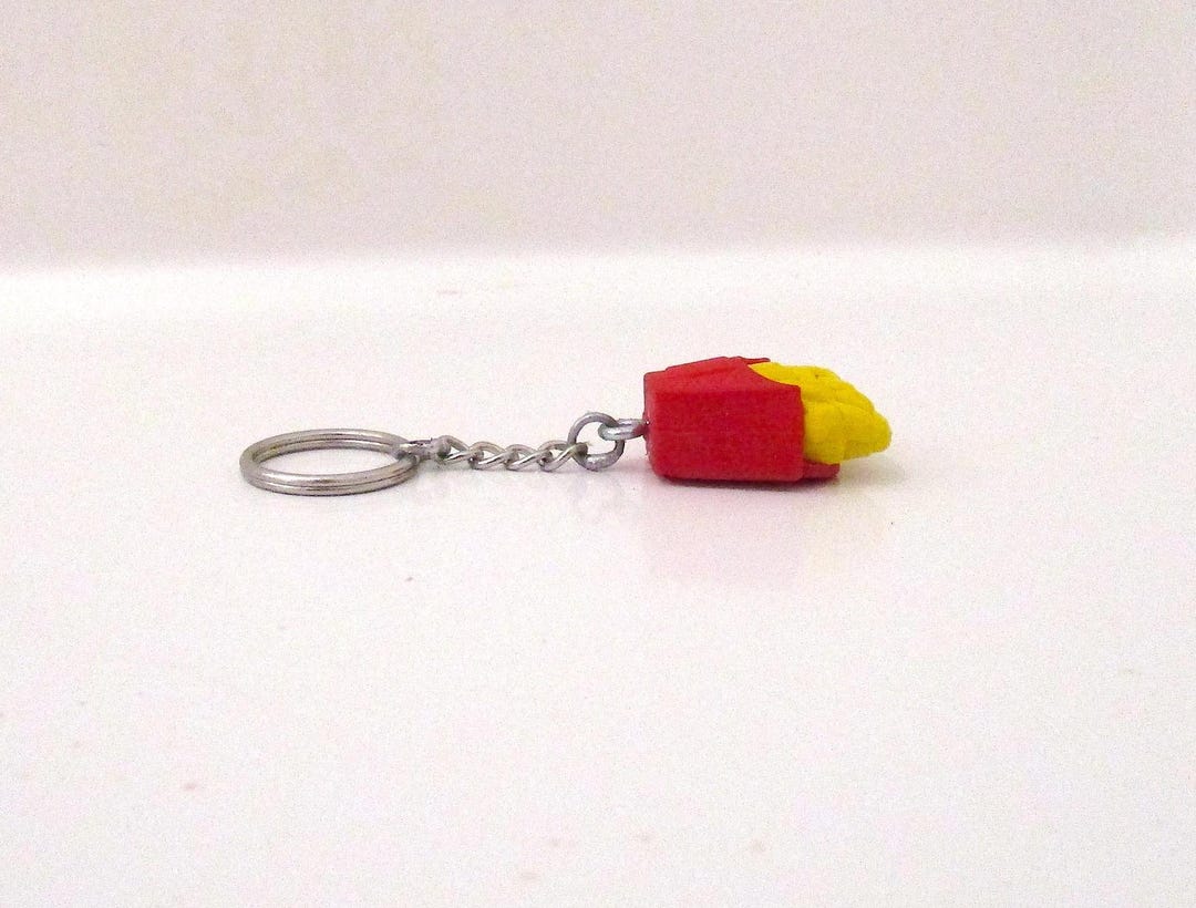 French Fries Keychain, Fast Food, Deepfried Potato Americam Food ...