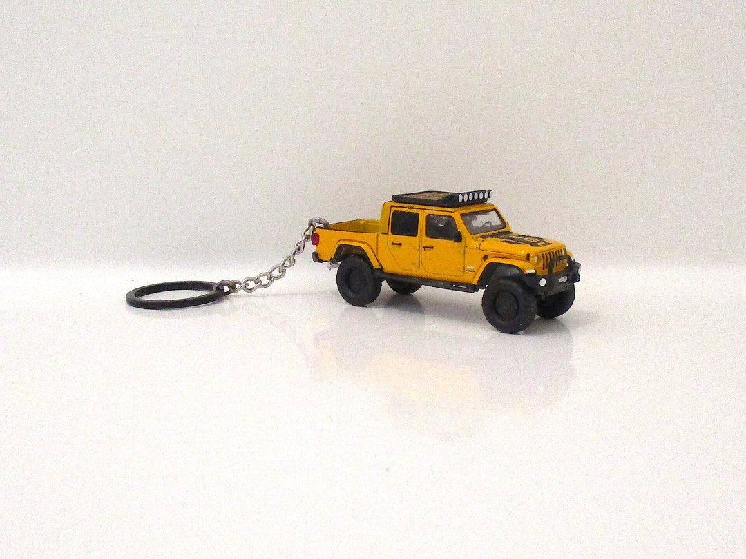 2020 JEEP GLADIATOR YELLOW Quad Cab Truck Keychain - Etsy